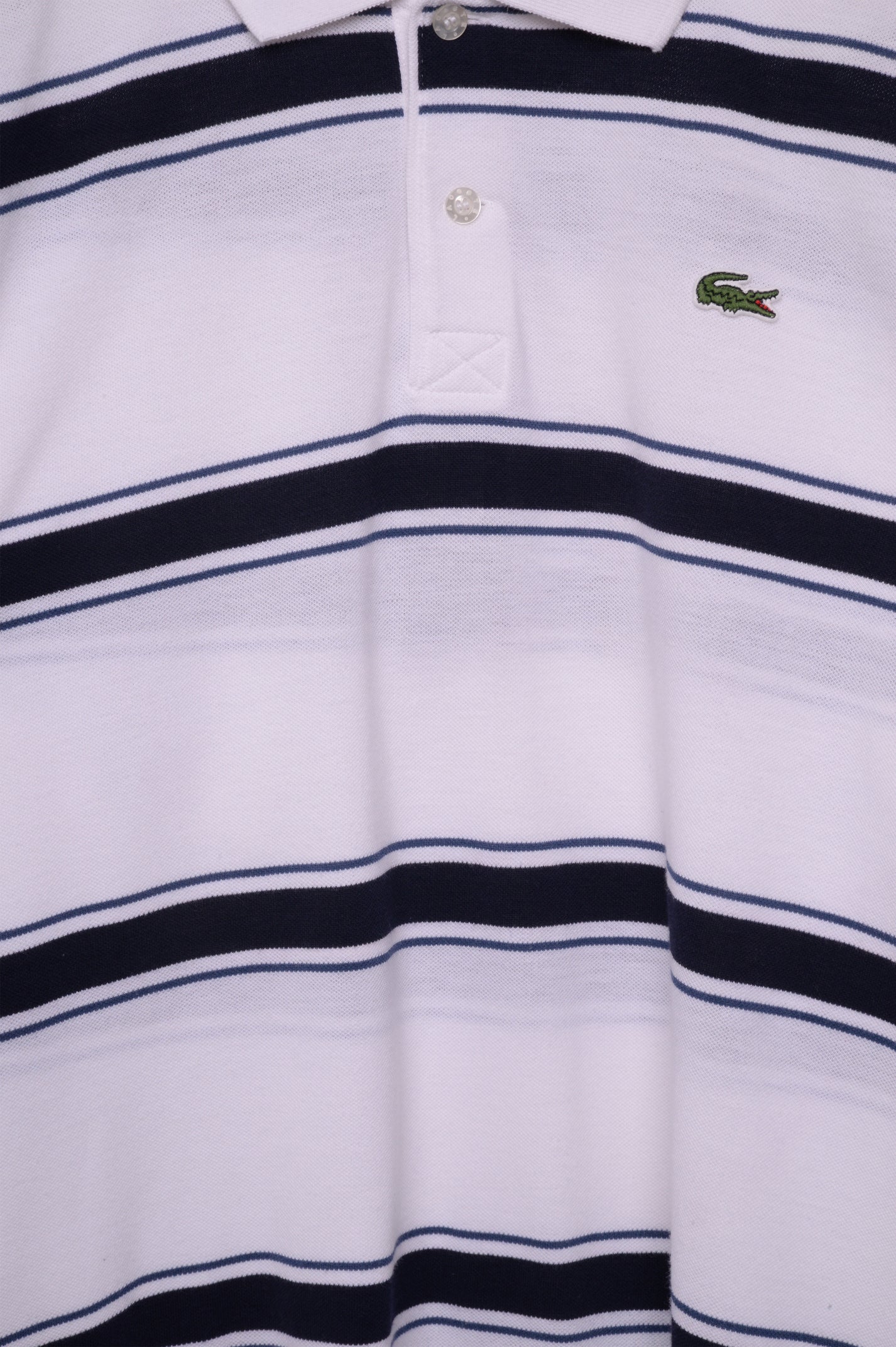 Lacoste Striped Polo Free Shipping - The Vintage Twin