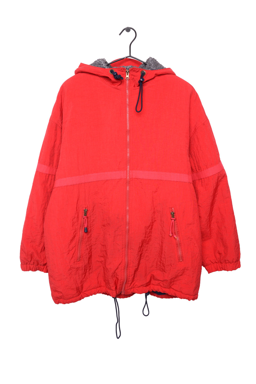 Red Puffer Jacket Free Shipping - The Vintage Twin